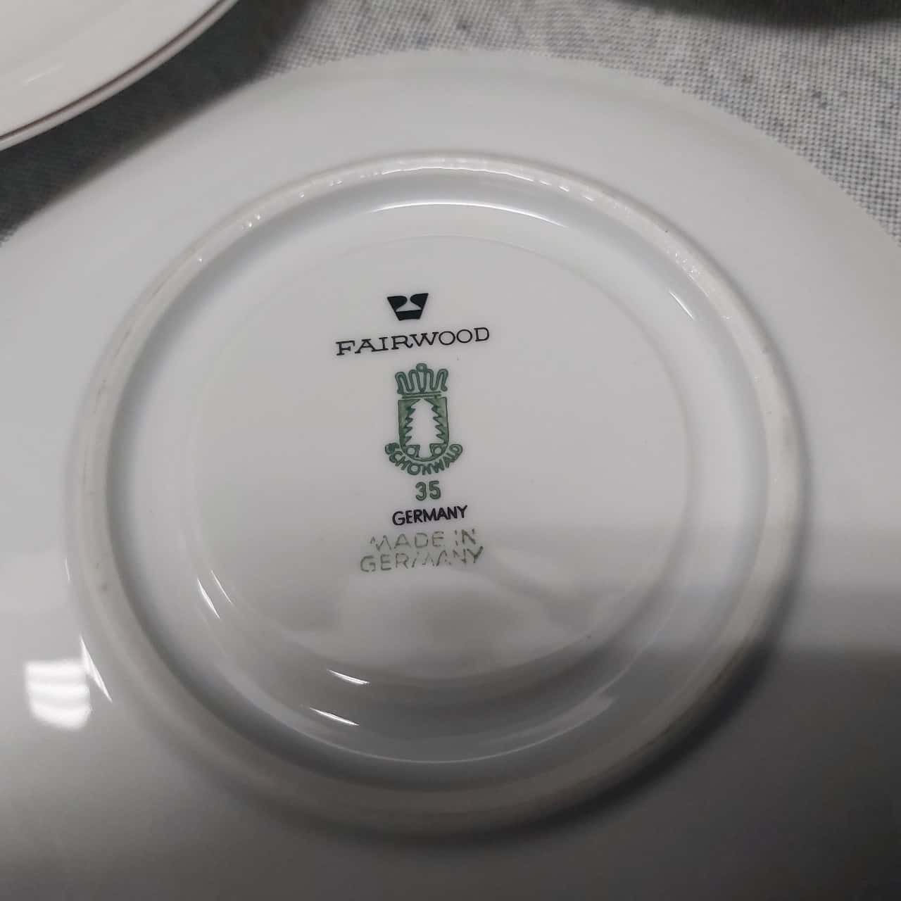 Fairwood Schonwald dessert cups,plates and dish