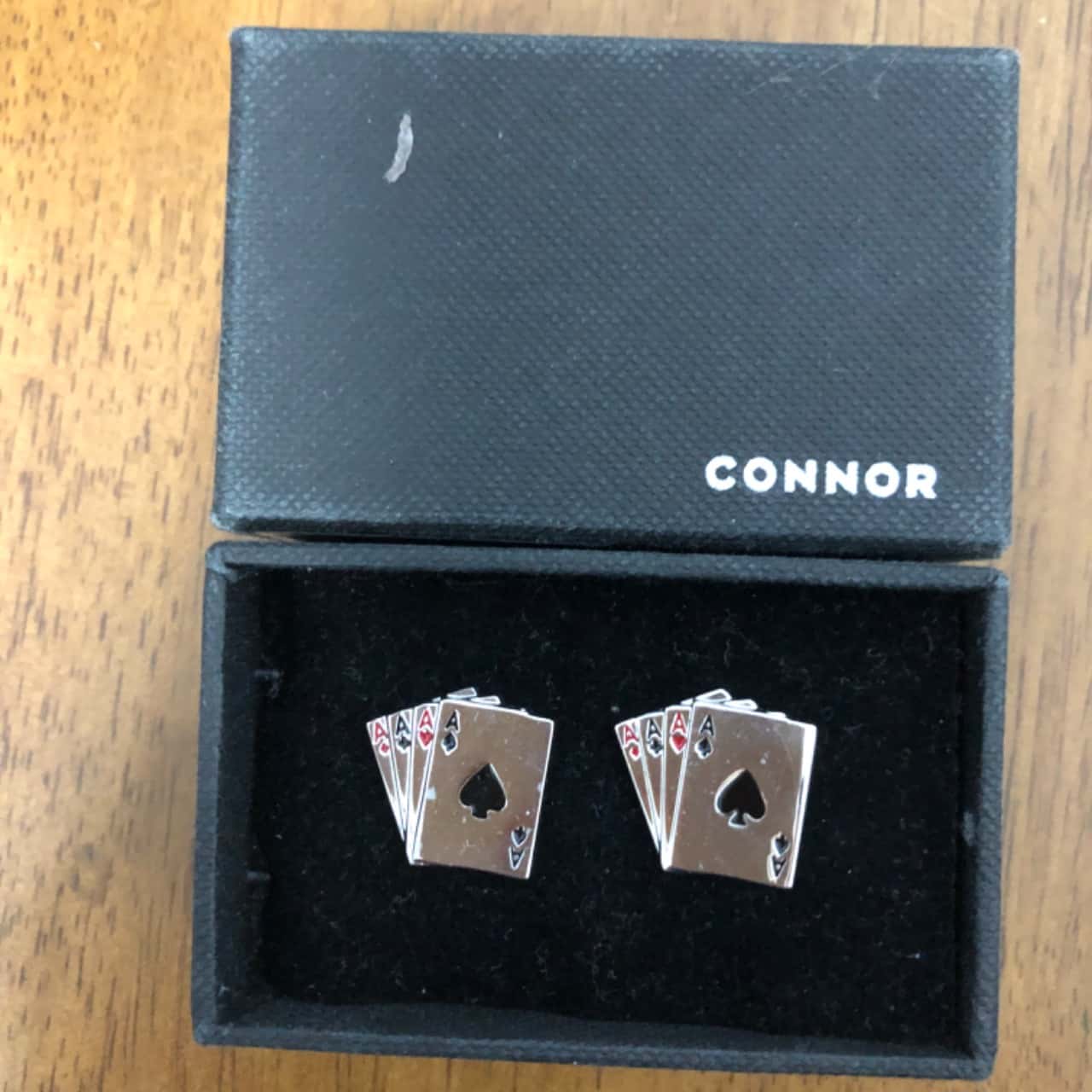 Novelty deck of cards cufflinks(s)