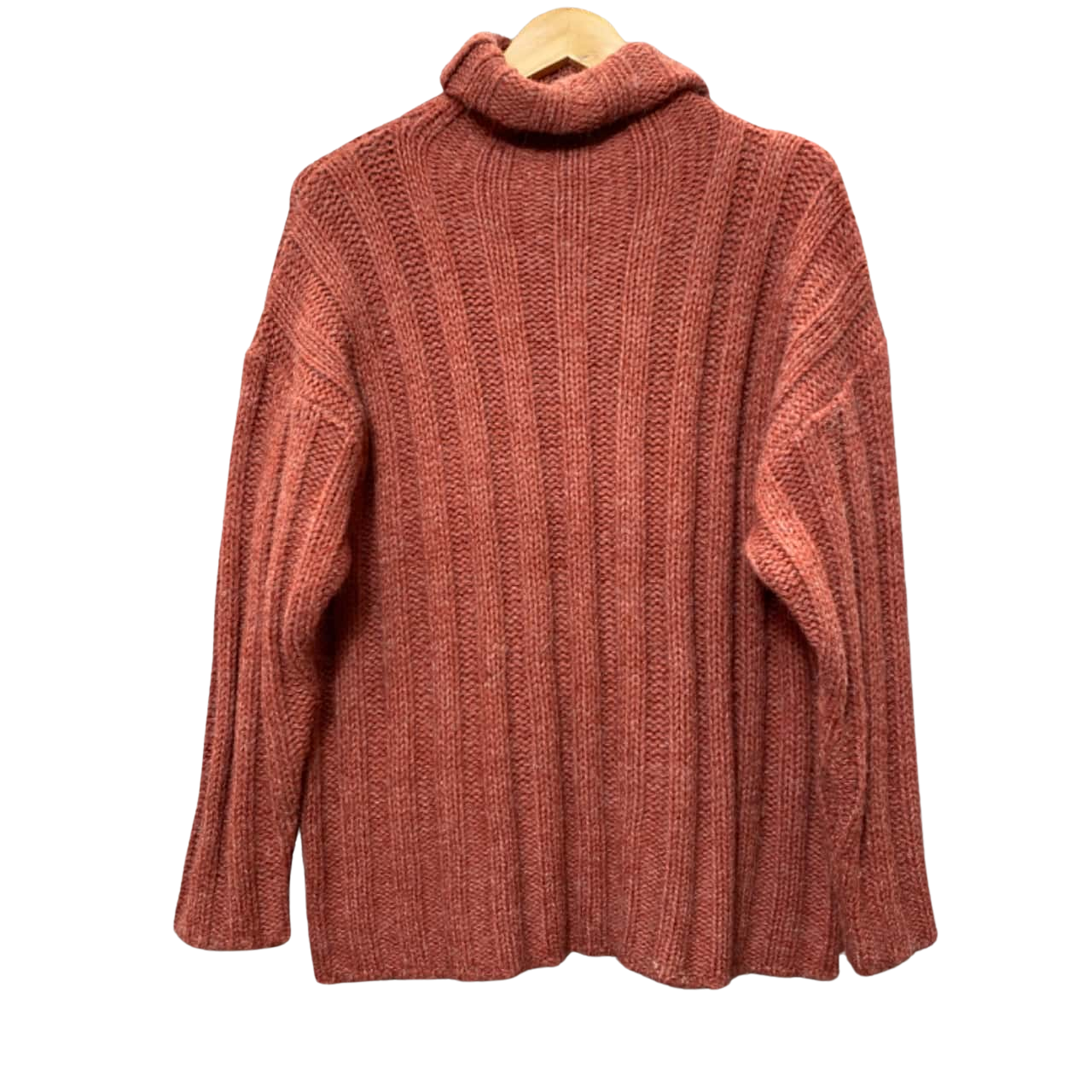 Women’s Missguided Size 6 - 8 Coral Red Knit Turtleneck Jumper(s ...