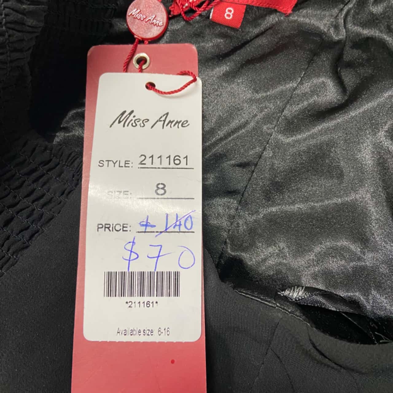 Miss Anne Dress, Size 8