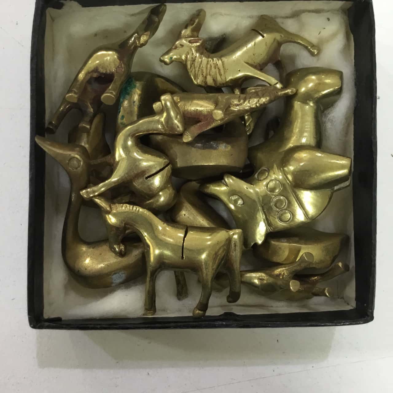 Vintage Brass Animals