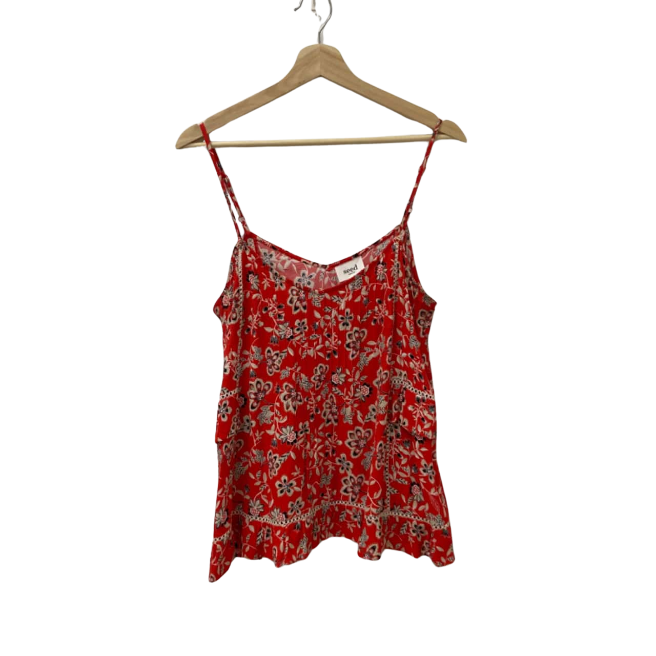 Seed Womens Size 12 Cami Floral