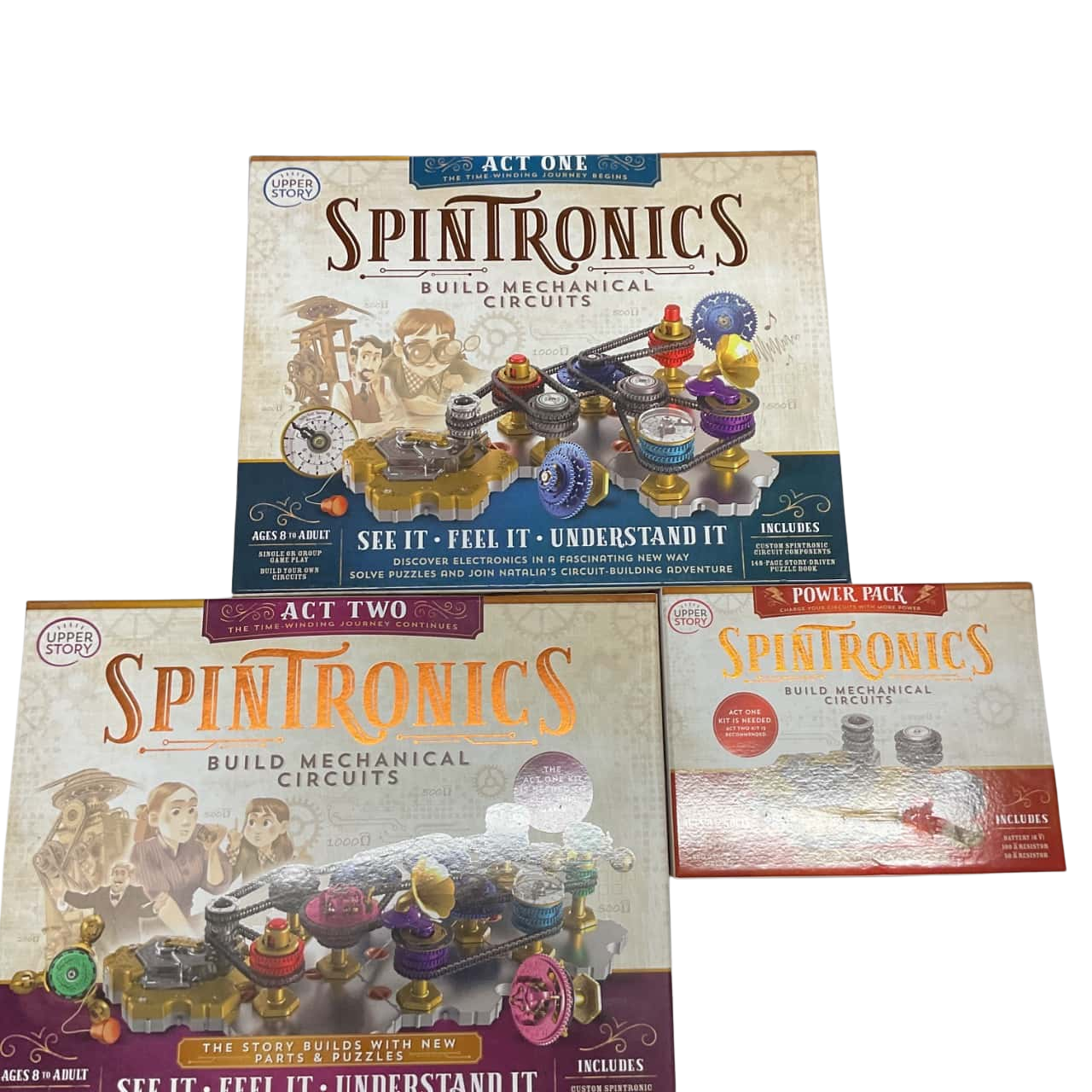 Spintronics act 1 act 2 and power pack(s)