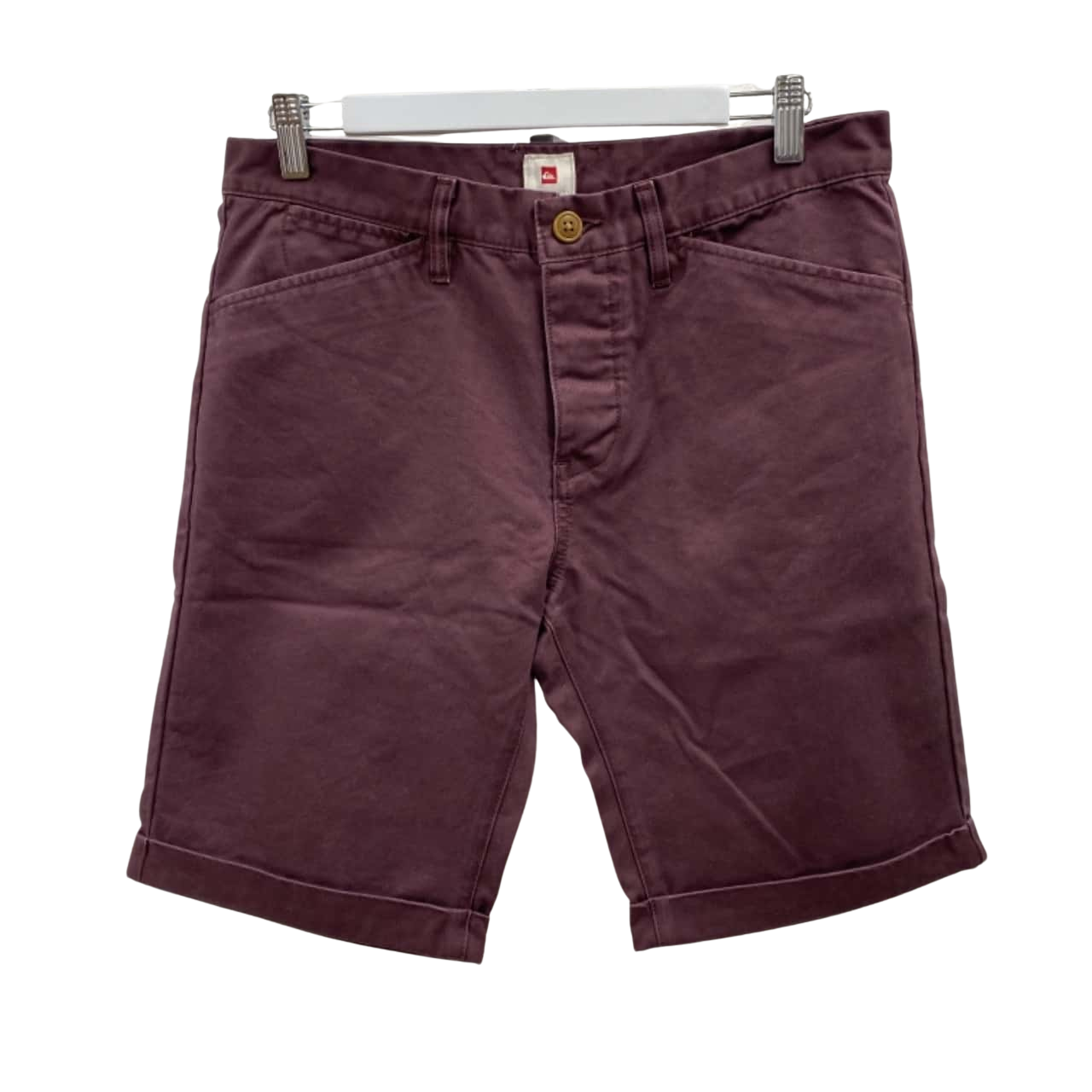 Quicksilver Mens Size 30 Maroon shorts(s)