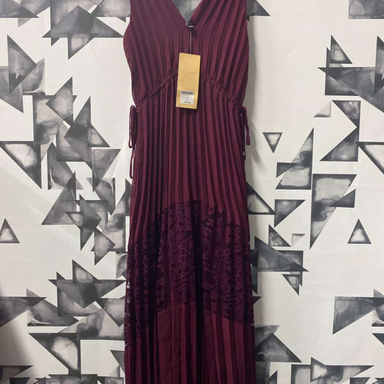 Liz Jordan Womens Size 8 Maroon dress new (s)