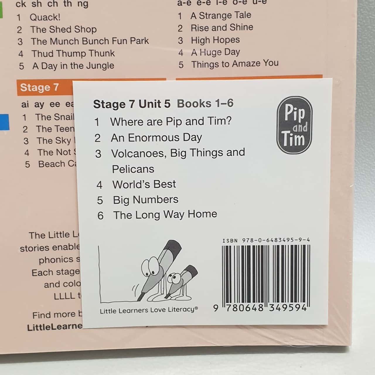 NEW SEALED Little Learners Books, Stage 7 Unit 5 Books 1-6 (s)