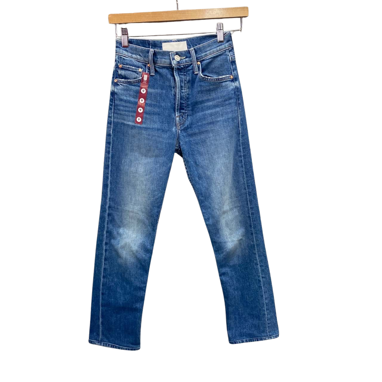 Mother Denim Womens Size 26 High-Waisted Jeans Blue