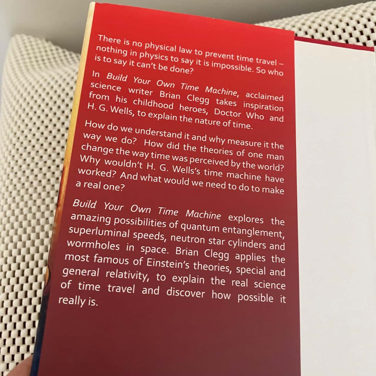 Build Your Own Time Machine Hard Cover by Brian Clegg ( The Real ...