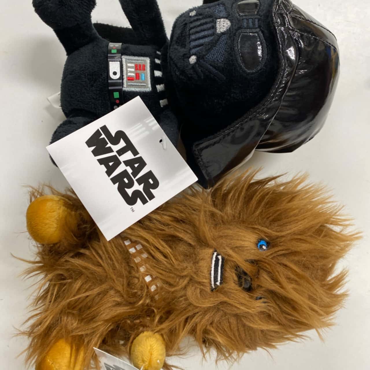 Darth Vader & Chewbacca soft toys sml(s)