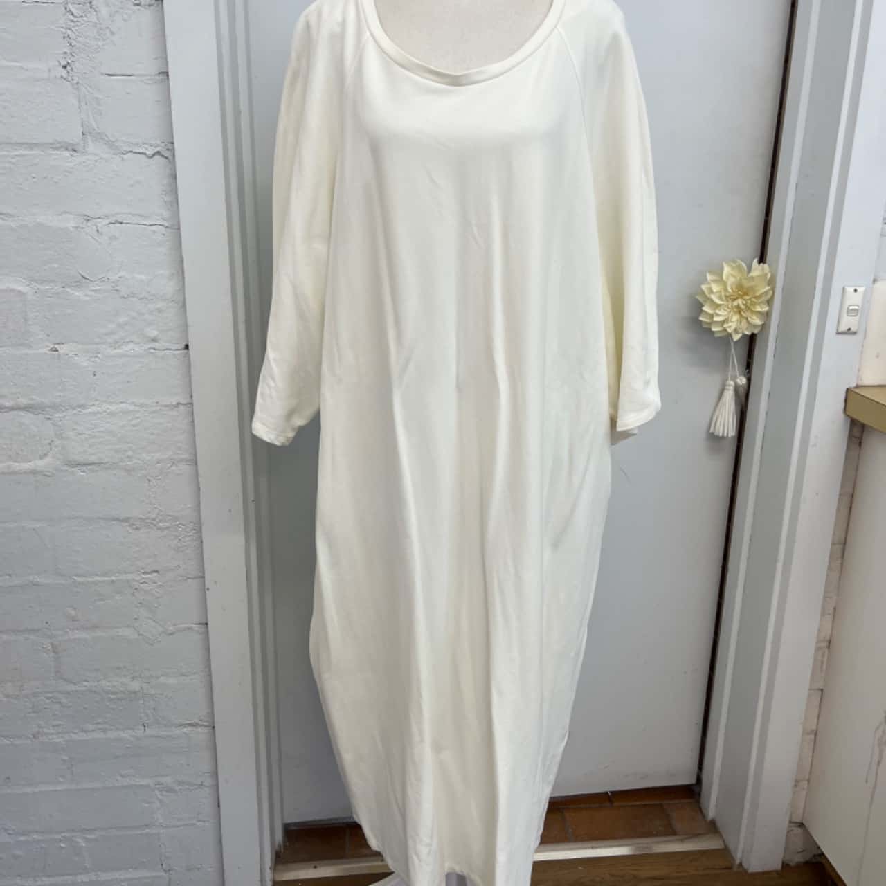 COS Over sized White shift dress. Sized L