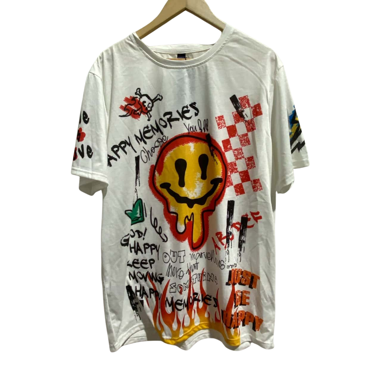 Romwe Mens Size XXL Polo Shirt White (s)