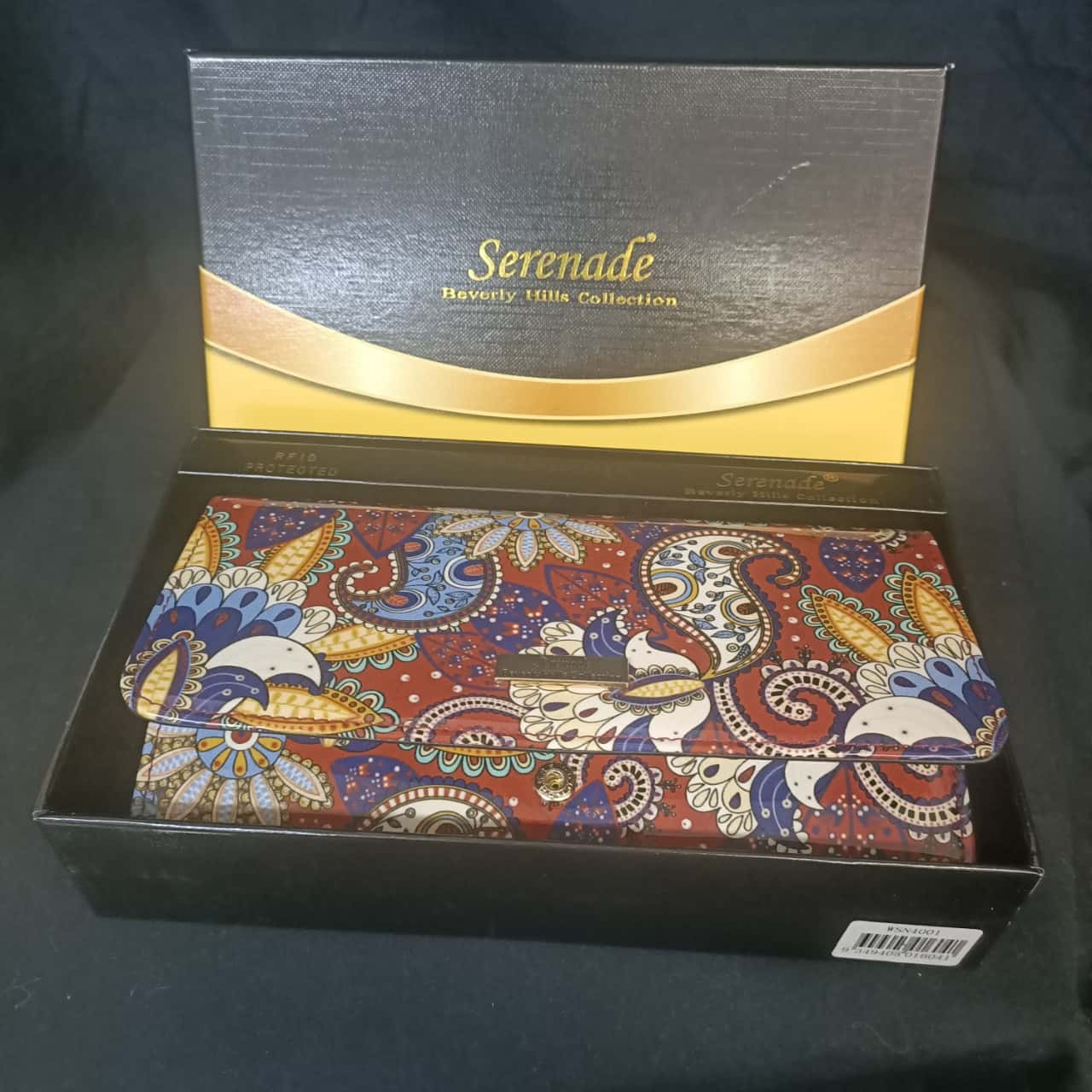 Serenade Womens Purse Black / Multicoloured /Paisley Pattern (s)