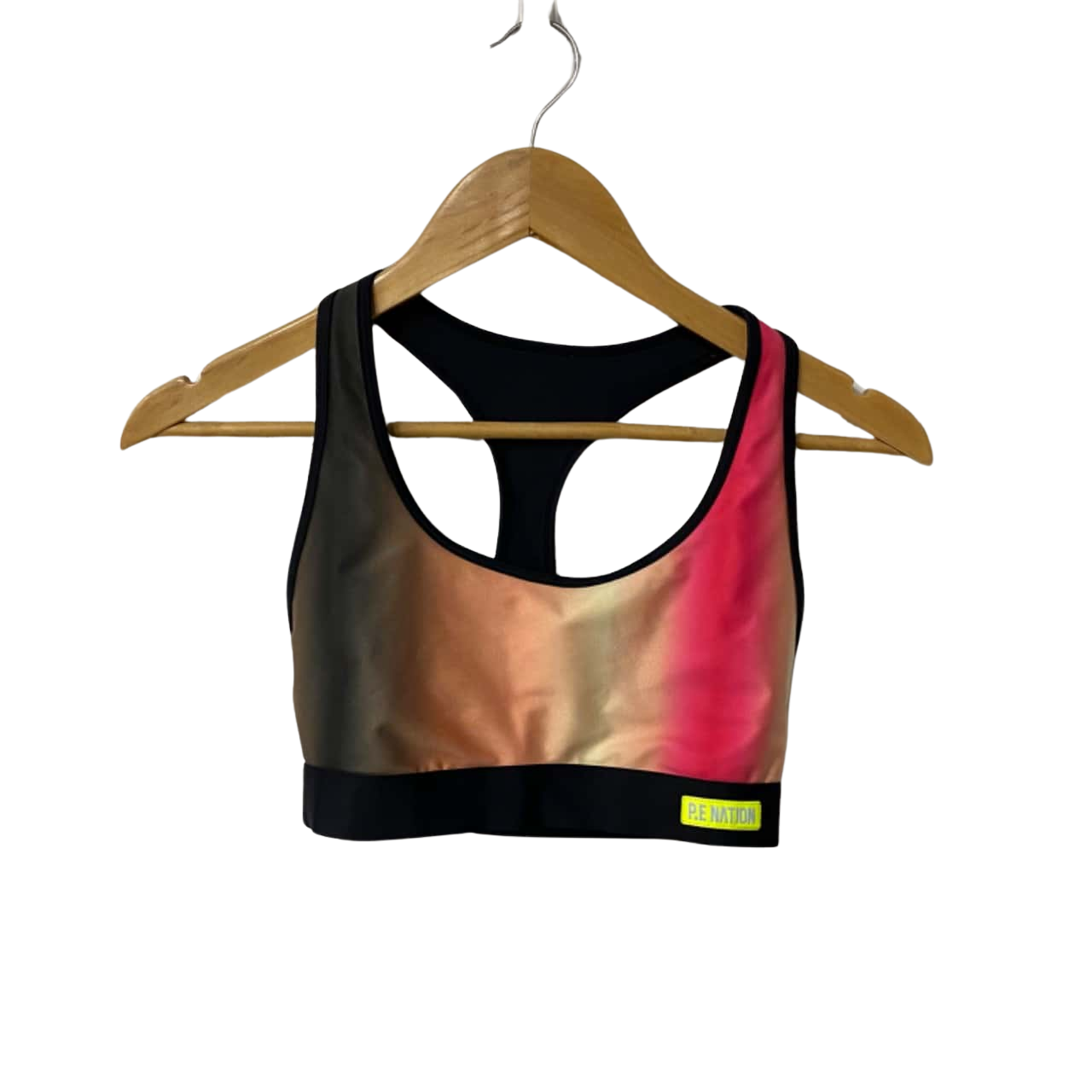 Pe Nation Womens Size M Sports Bra Multicoloured S