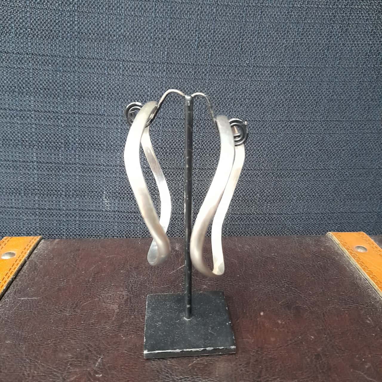 Pair Of 925 Silver Bangles(s)