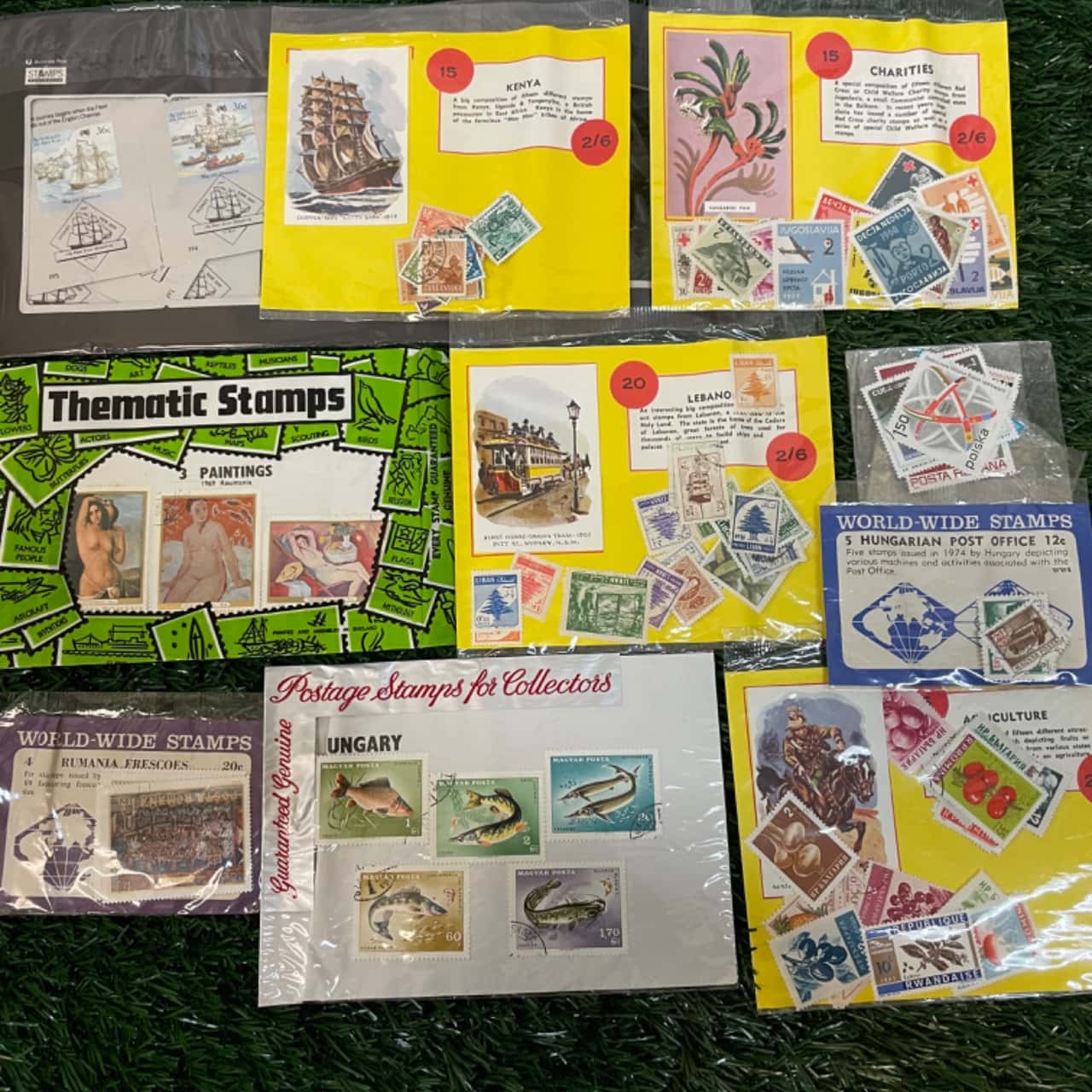 Bulk Lot of Circulated International Stamp Packs(s) - Used Very Good ...