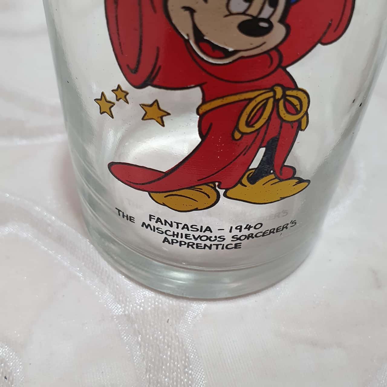 2 x Collectable Walt Disney Hungry Jacks Happy 65th Mickey Drinking Glasses