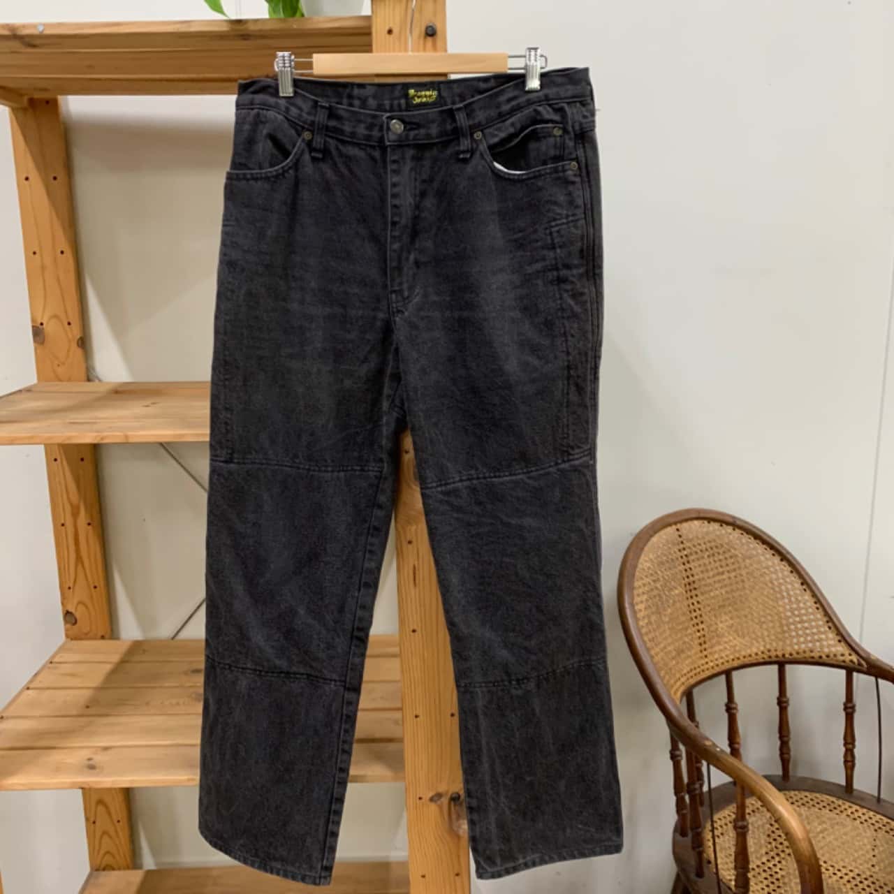 Dragging Jeans Motorcycle Size 36 Straight Jeans Black (s)