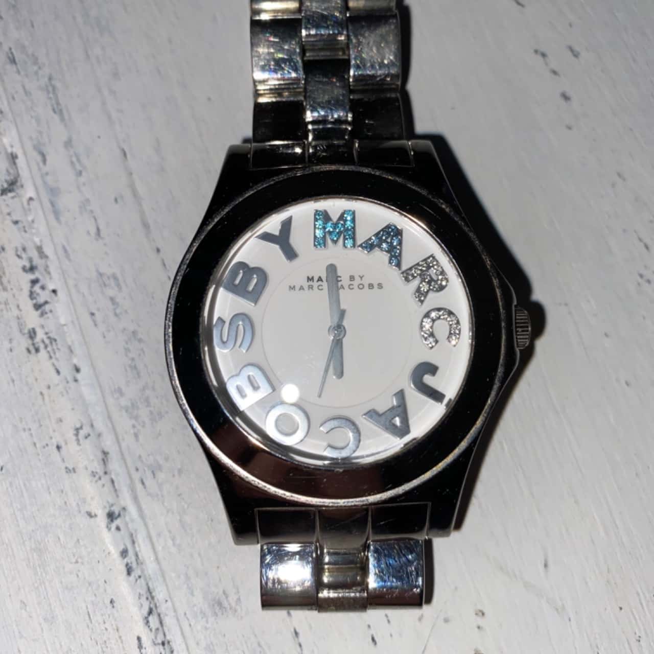 Marc by Marc Jacobs Womens Watch Blue / Silver / White (s)