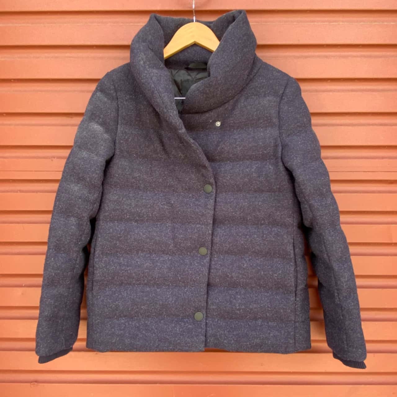 Cable Melbourne Easton Womens Size S Puffer Jacket Navy