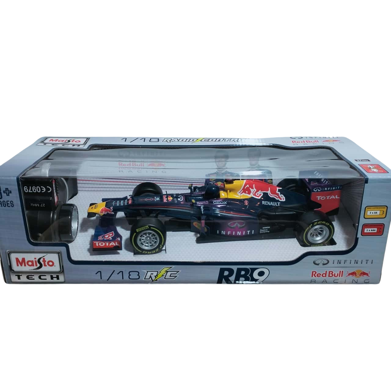 Maisto Tech - R/C Car Remote Control RB9 Infiniti Red Bull Racing 1/18 ...