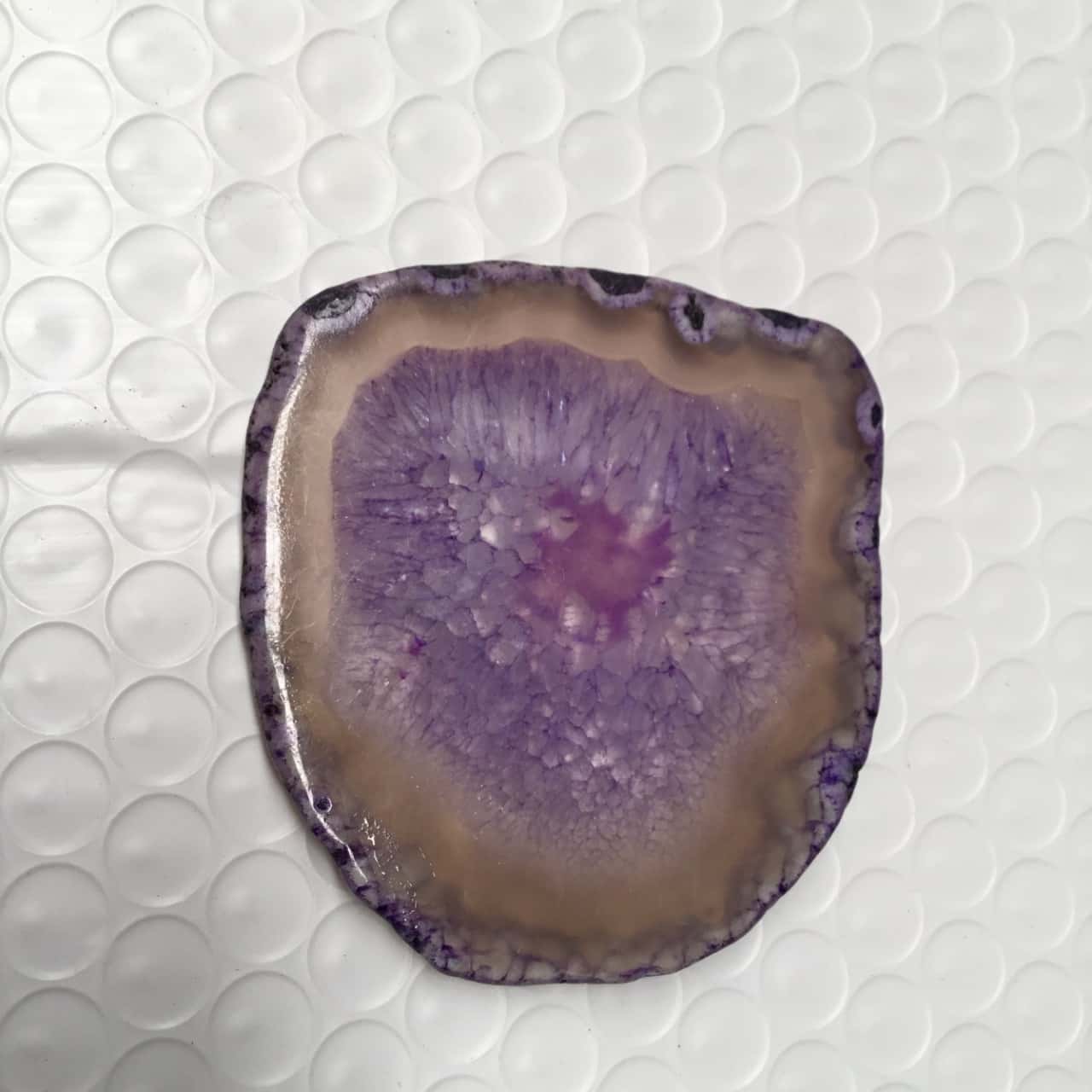 Purple Agate Gemstone Slice(s)