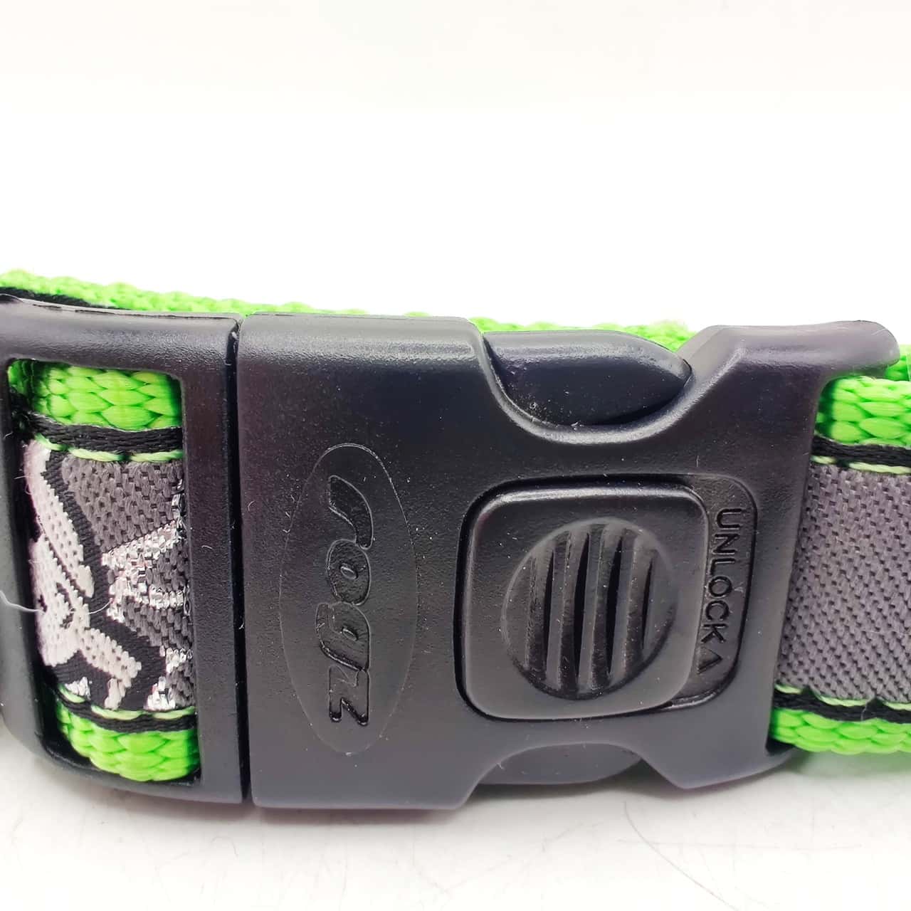 Rogz - The World's Coolest Pet Gear Lime Green Bone Pattern Nylon ...