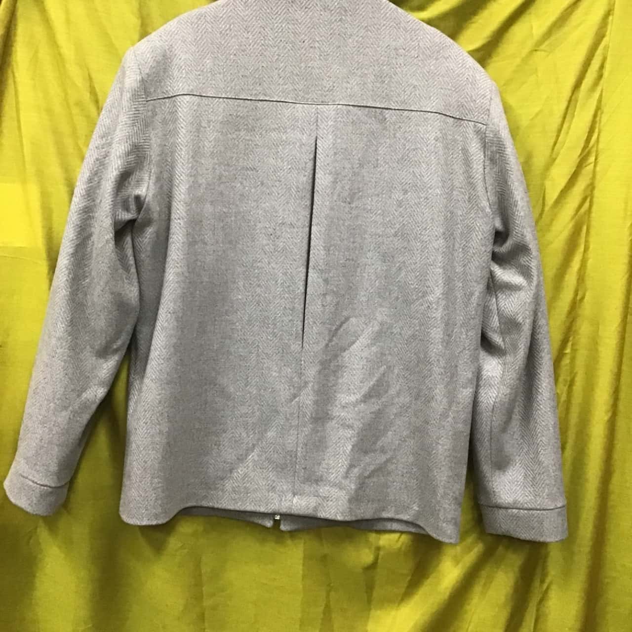 Mens , Gehrich Grey Jacket , Size L Front Zipper (s)