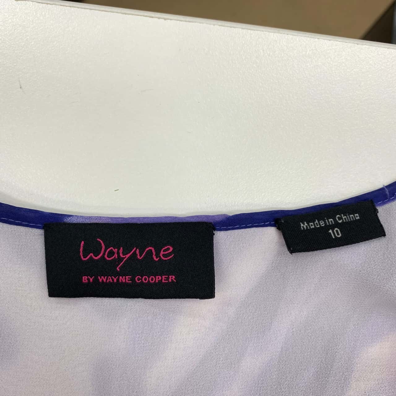 Wayne Cooper Womens Size 10 Purple Dress