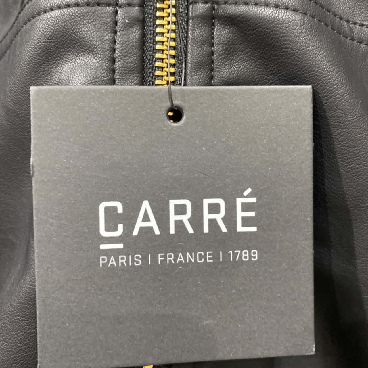 Carre Paris Unisex Jacket Size XS Biker Jacket Black