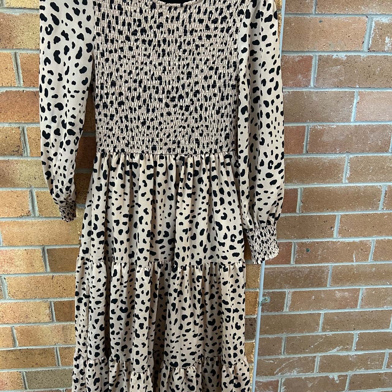 Petal + Pup Womens Size S Midi Dress Animal print (s) - Used Good ...