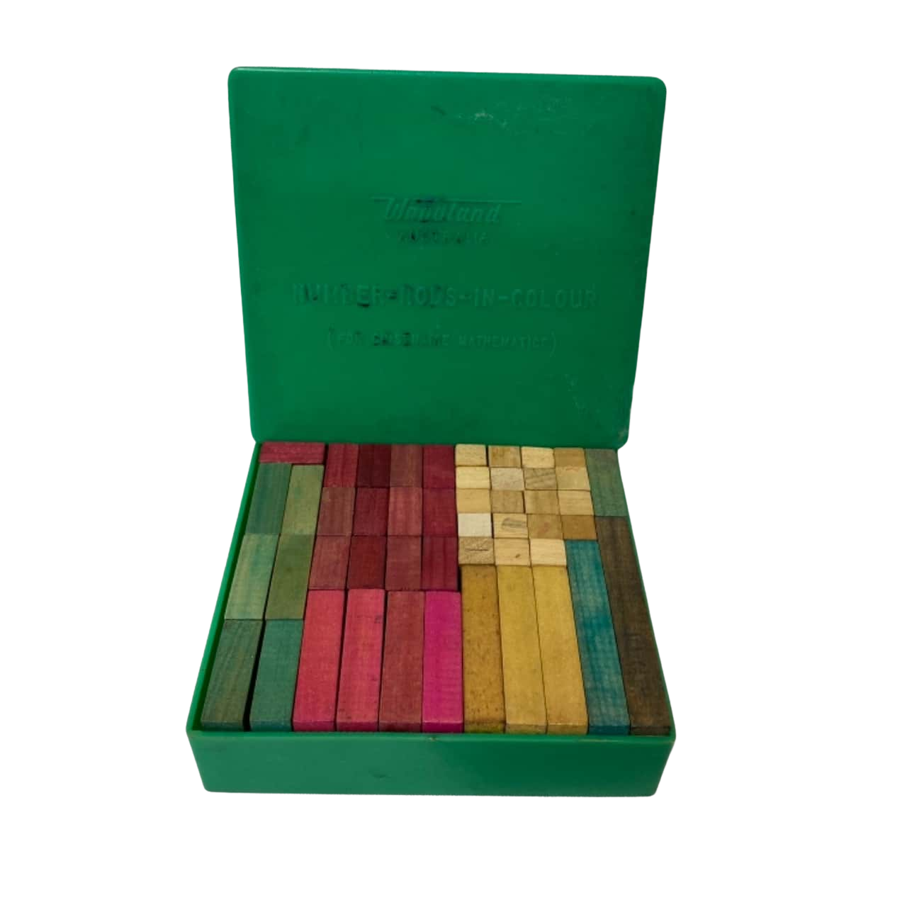 Vintage Cuisenaire Number Rods In Colour(s)