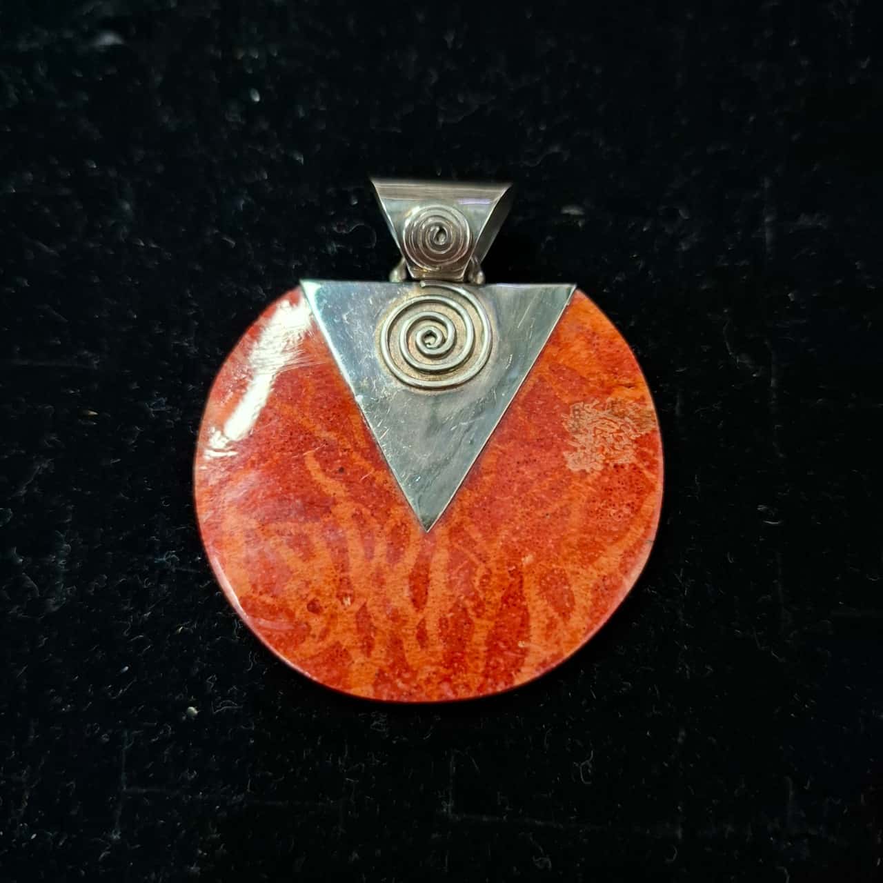 Womens Pendant Coral 925 Silver (s)