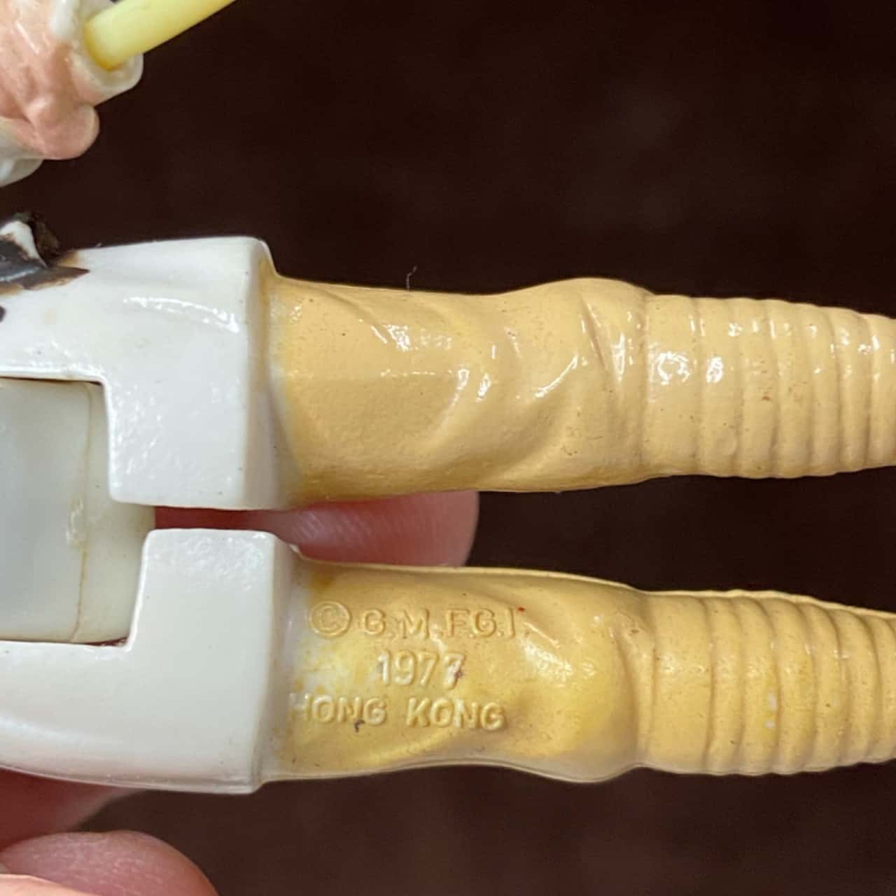 1977 Luke Skywalker Farm Boy & Little Ewok figures.