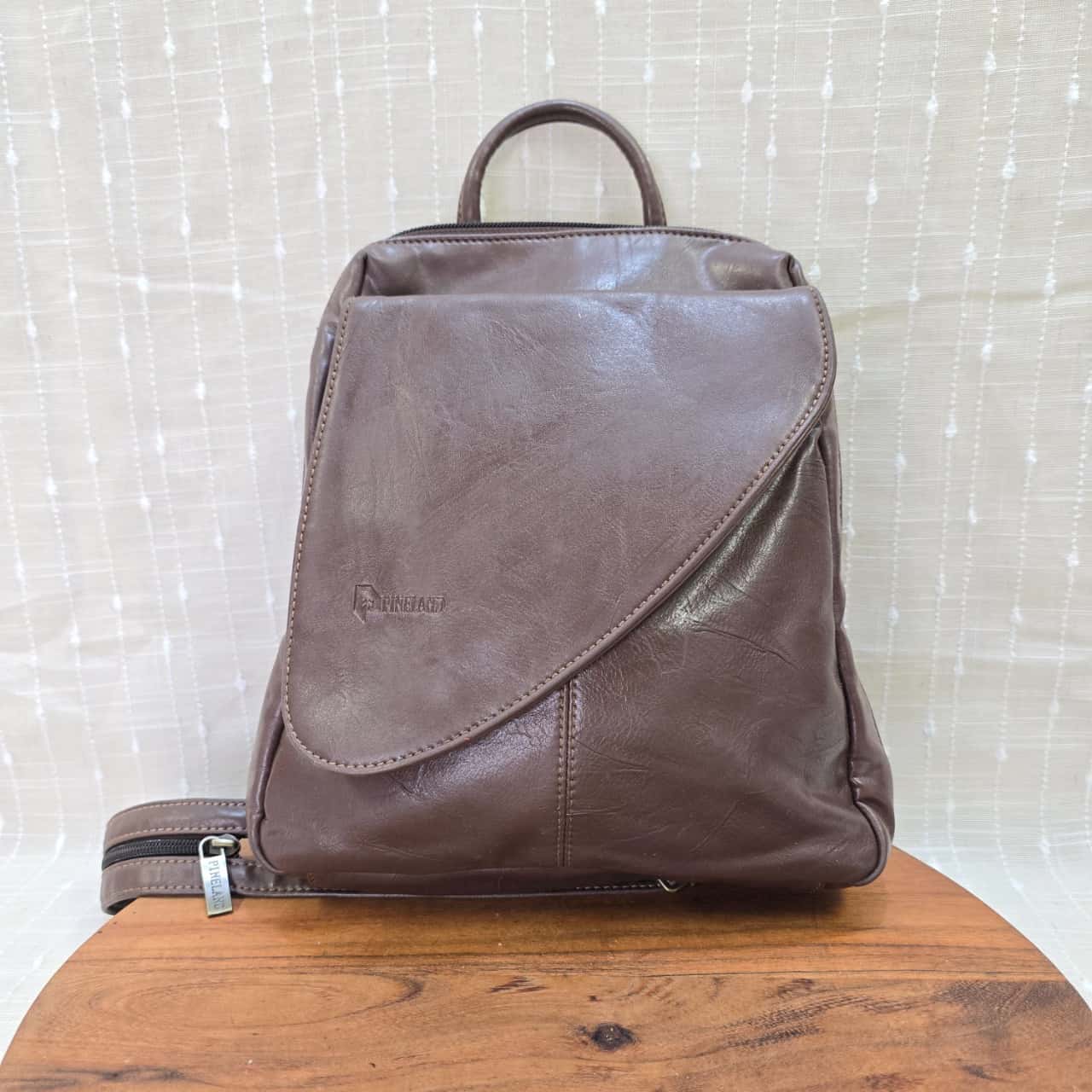 Pineland Small Brown Backpack/Shoulder Bag