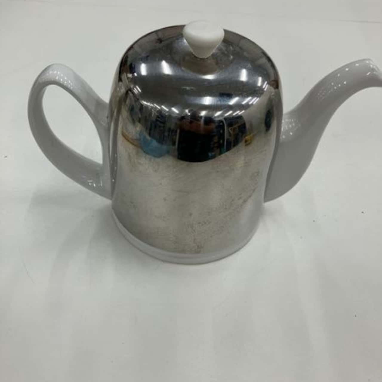 Porcelain Teapot with Insulated Stainless Cover(s)