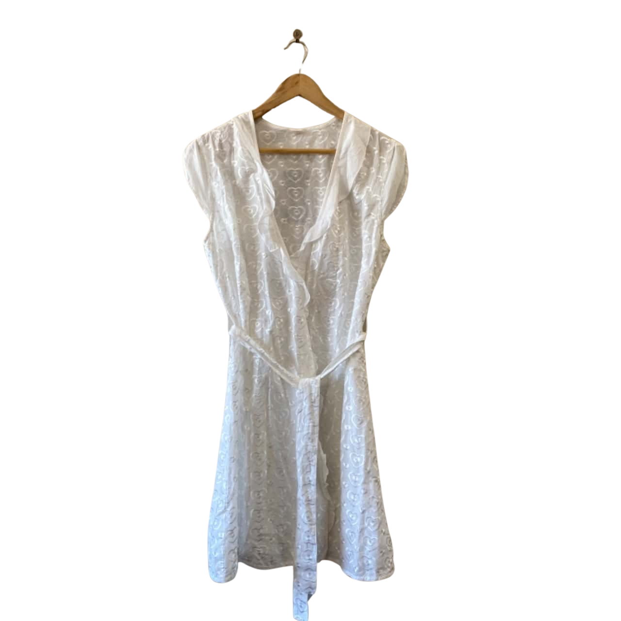 Peter Alexander Women's Size M White Embroidered Sleeveless Robe - New ...