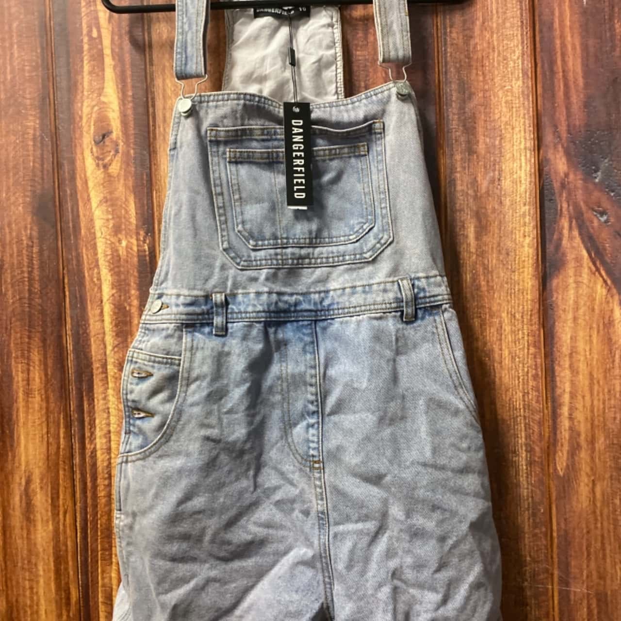 Dangerfield Denim Overalls Size 10 Blue (s)