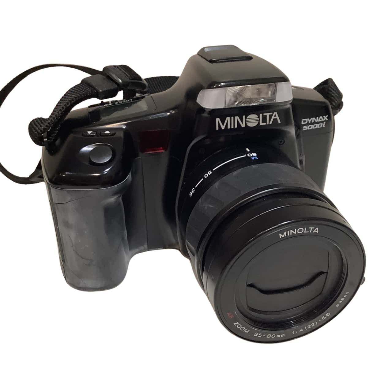 Minolta Dynax 5000i Camera, Camera Bag and Camera Stand.