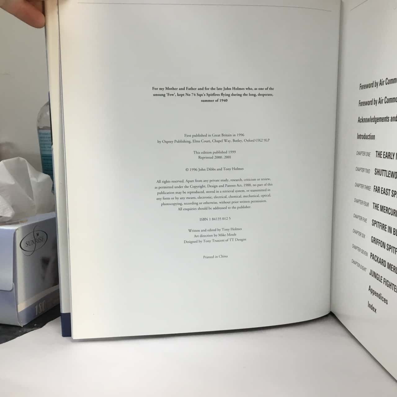 Spitfire Flying Legend Hard Cover Book