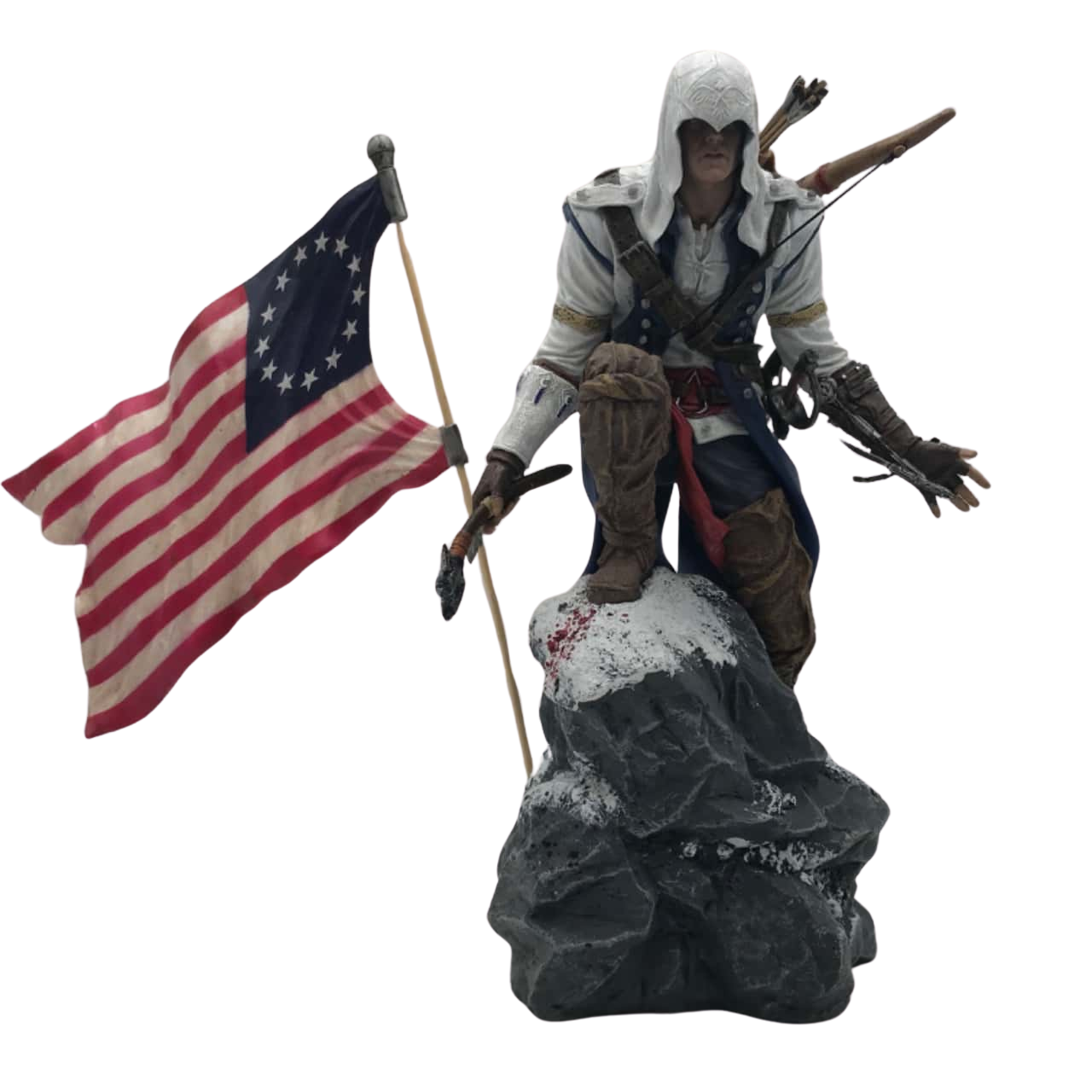 Assassin's Creed III - Freedom Collector's Edition Connor Statue (w/ flag)