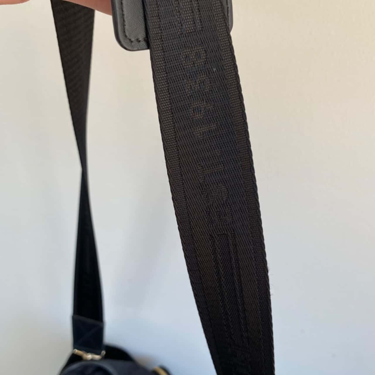 Oroton Black Canvas Nappy Bag(s)