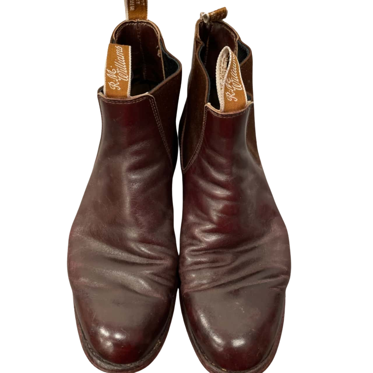 R.M. Williams Mens Leather Shoes Size 9 Brown (s)
