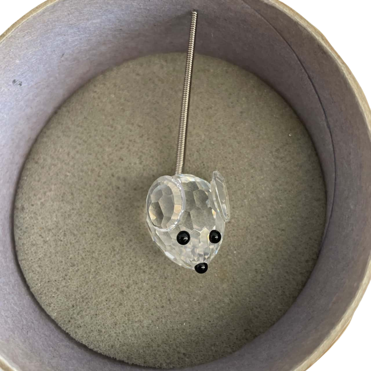 Swarovski Crystal Figurine Mice Small Mint W/Box (s)