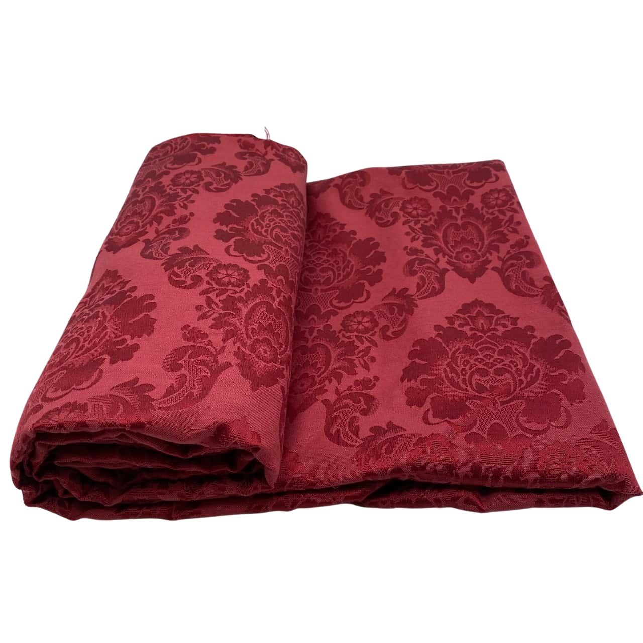 Maroon Damask 150 x 220 cm fab2(s)