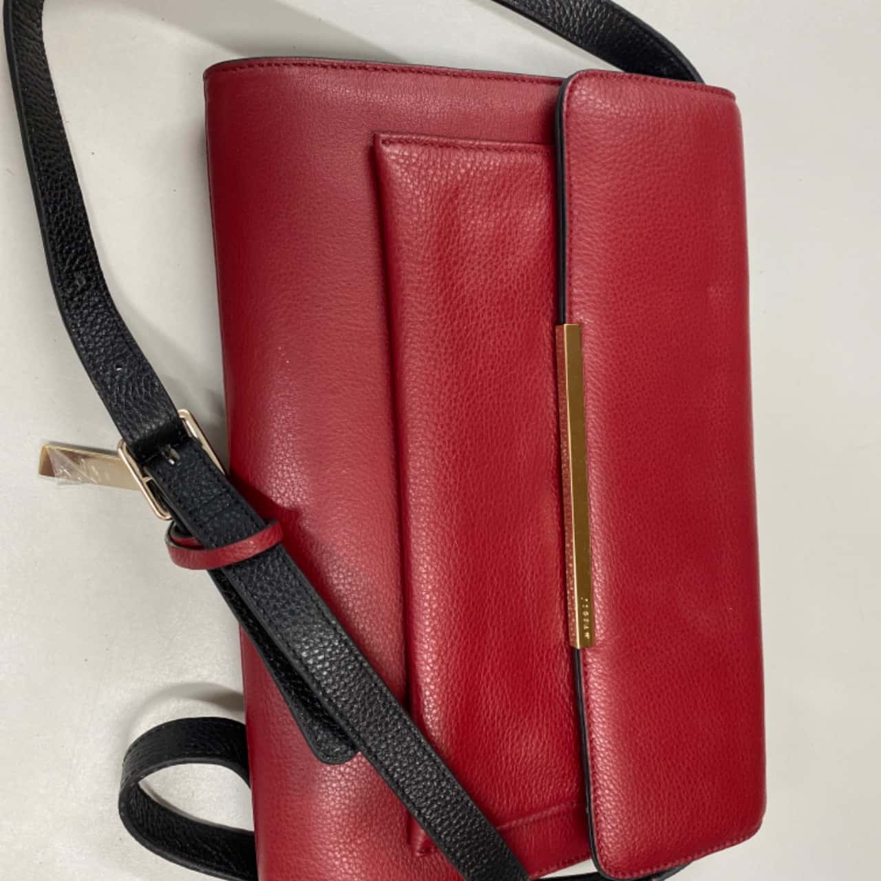 Jigsaw red leather handbag(s)