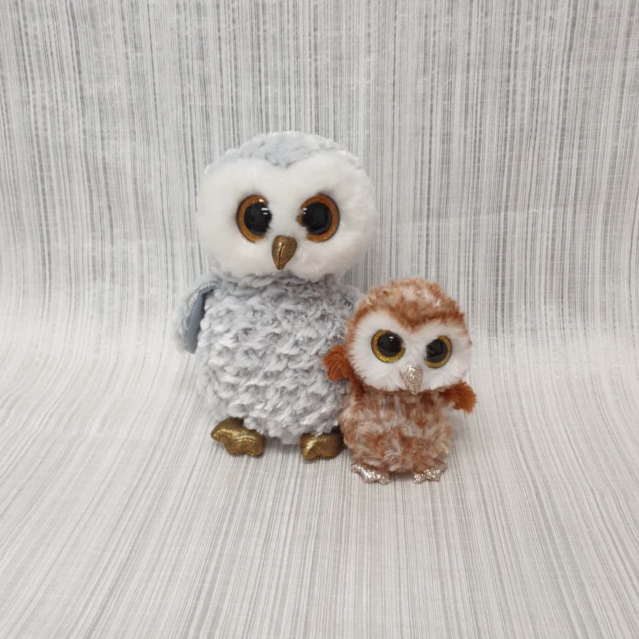 Ty Beany Boo Buddies Combo - Owelette & Percy With Sparkle Eyes ...