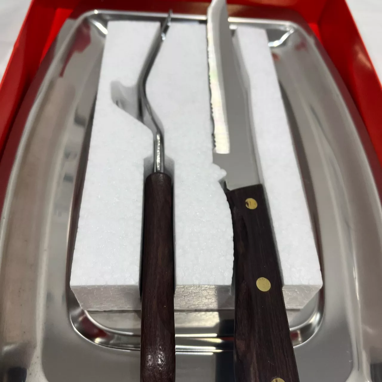Vintage 3 Piece Carving Set- in Original Box - New Without Tags ...