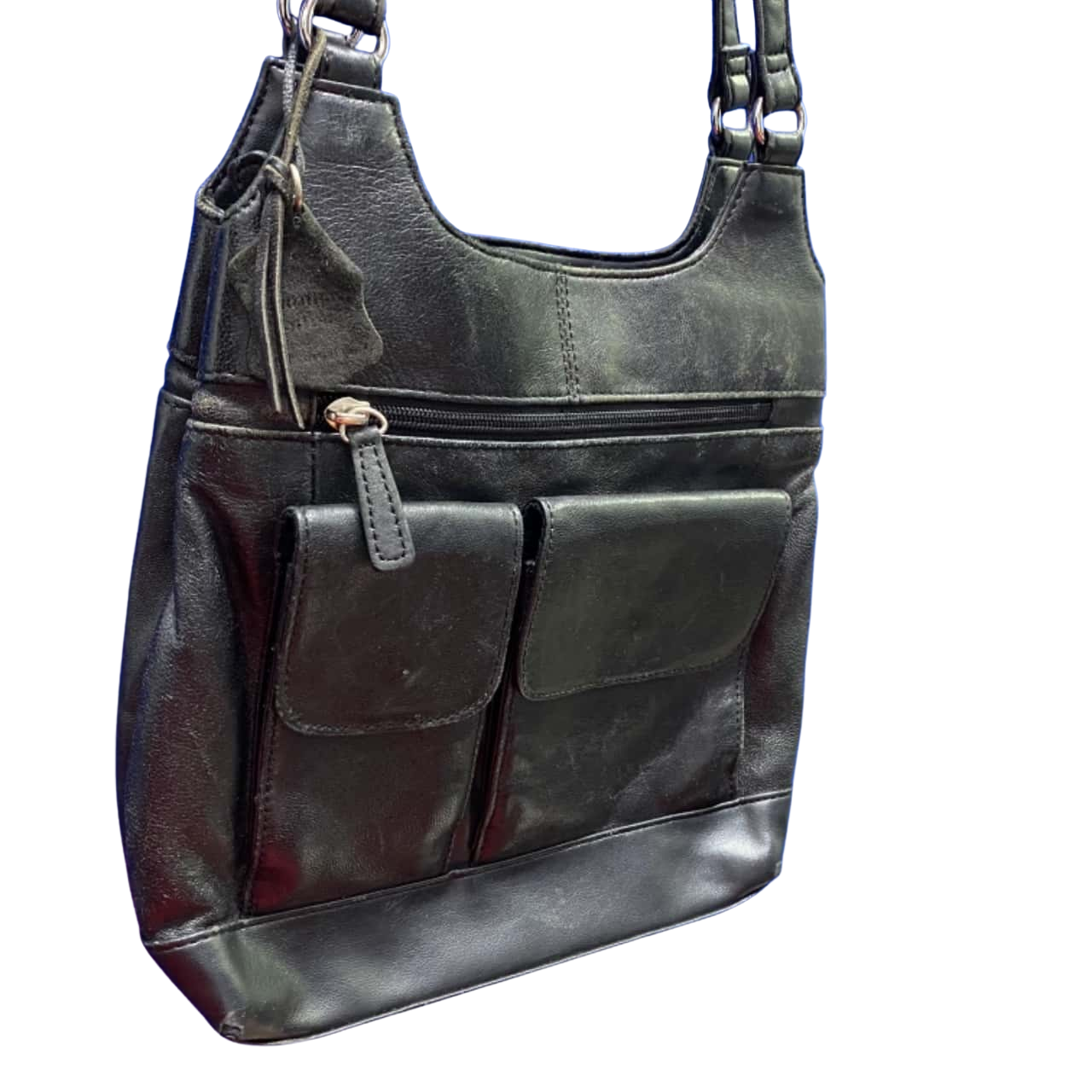 Womens Black Sequel Leather Bag(s)