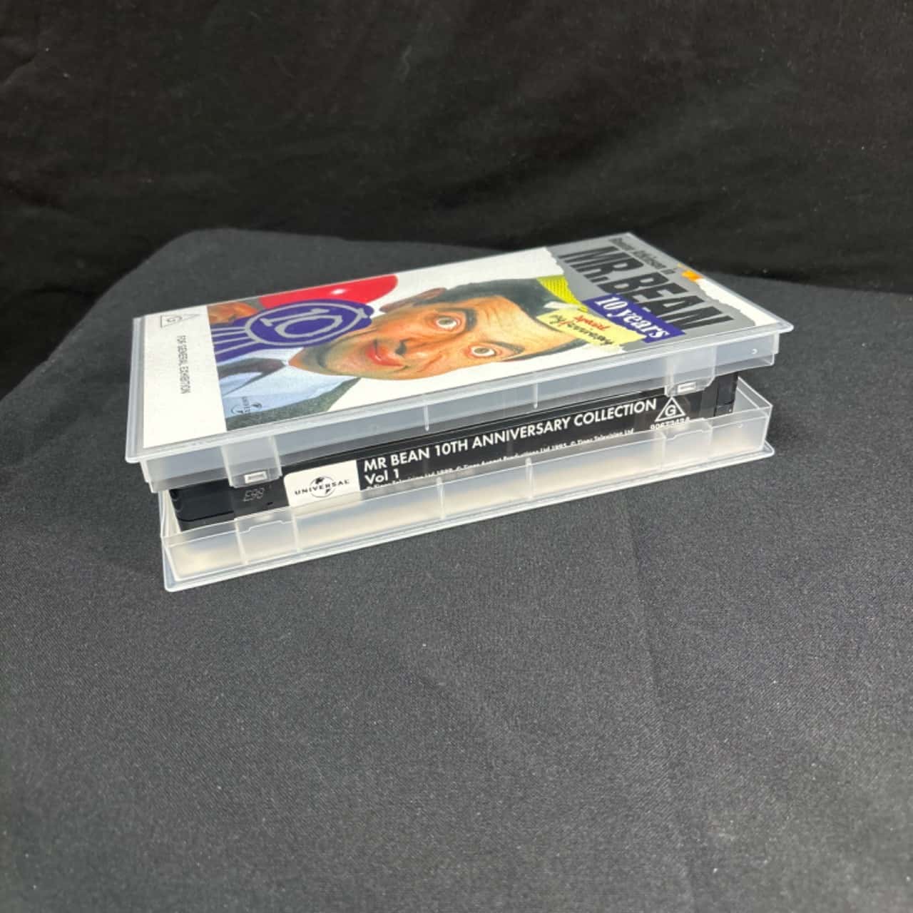 Set of three Rowan Atkinson in Mr Bean 10 years VHS