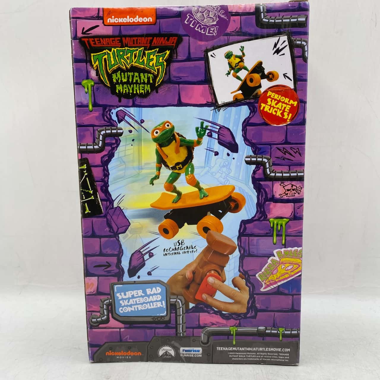 Nickelodeon Teenage Mutant Ninja Turtles Mayhem Half Pipe RC Ages 5+ TOYS 2